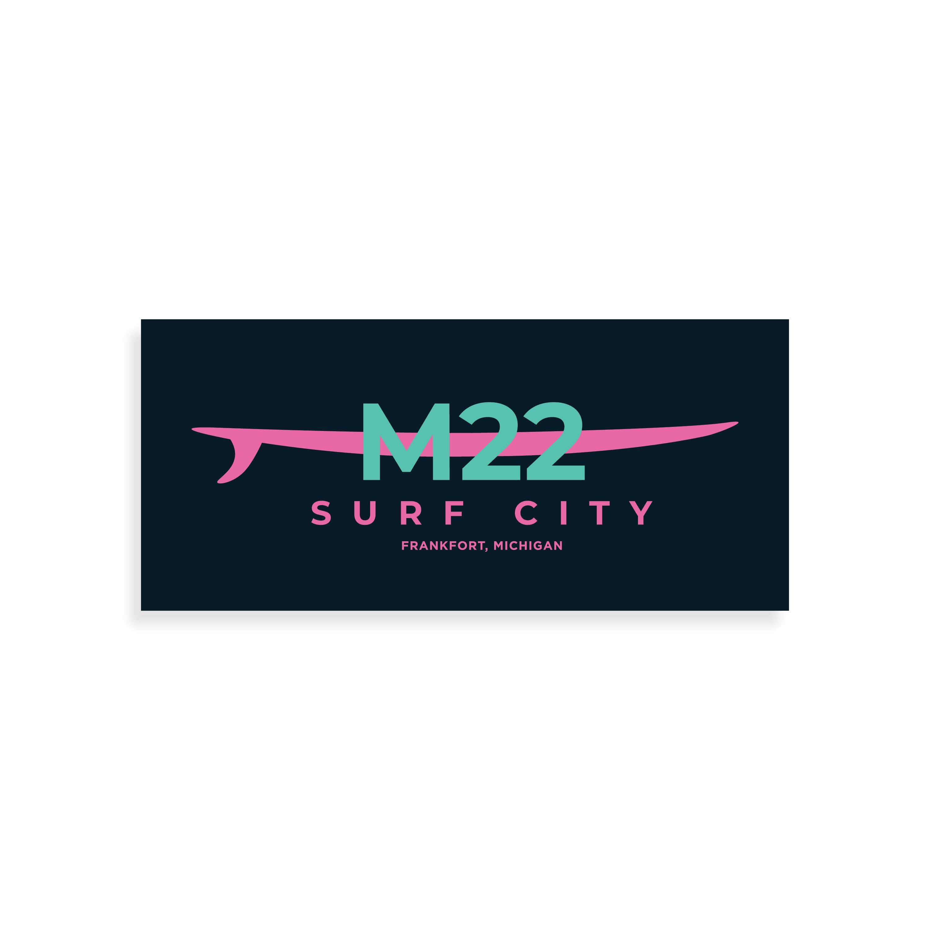 SURF CITY STICKER – M22