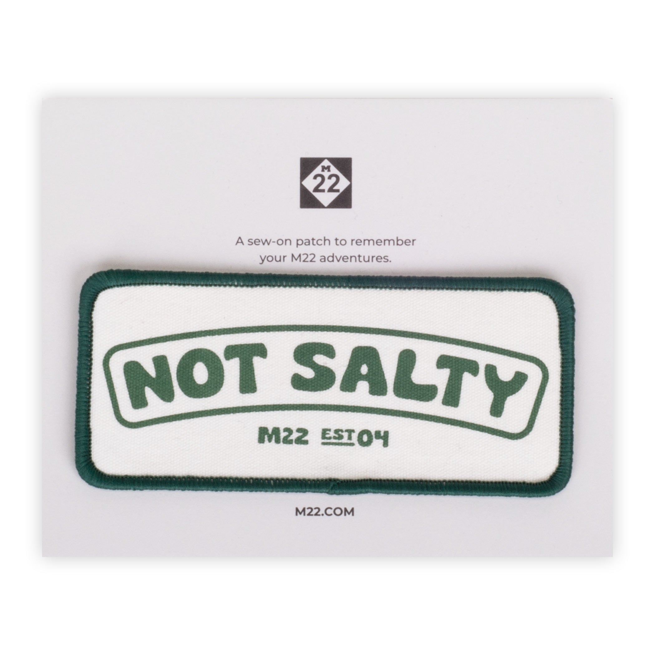NOT SALTY PATCH – M22