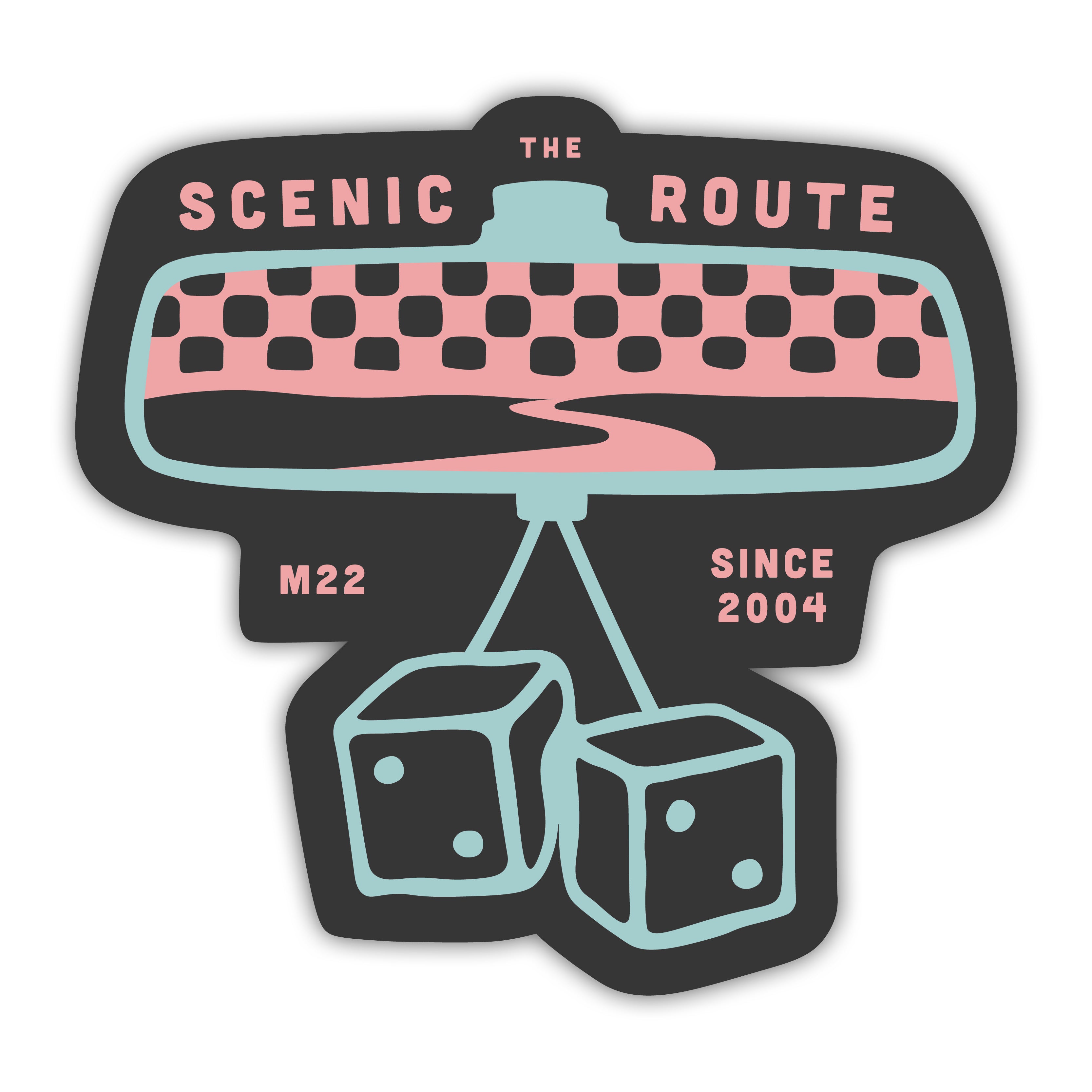 THE SCENIC ROUTE STICKER – M22