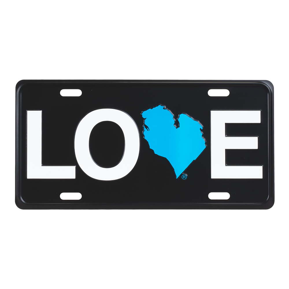 LOVE LICENSE PLATE – M22