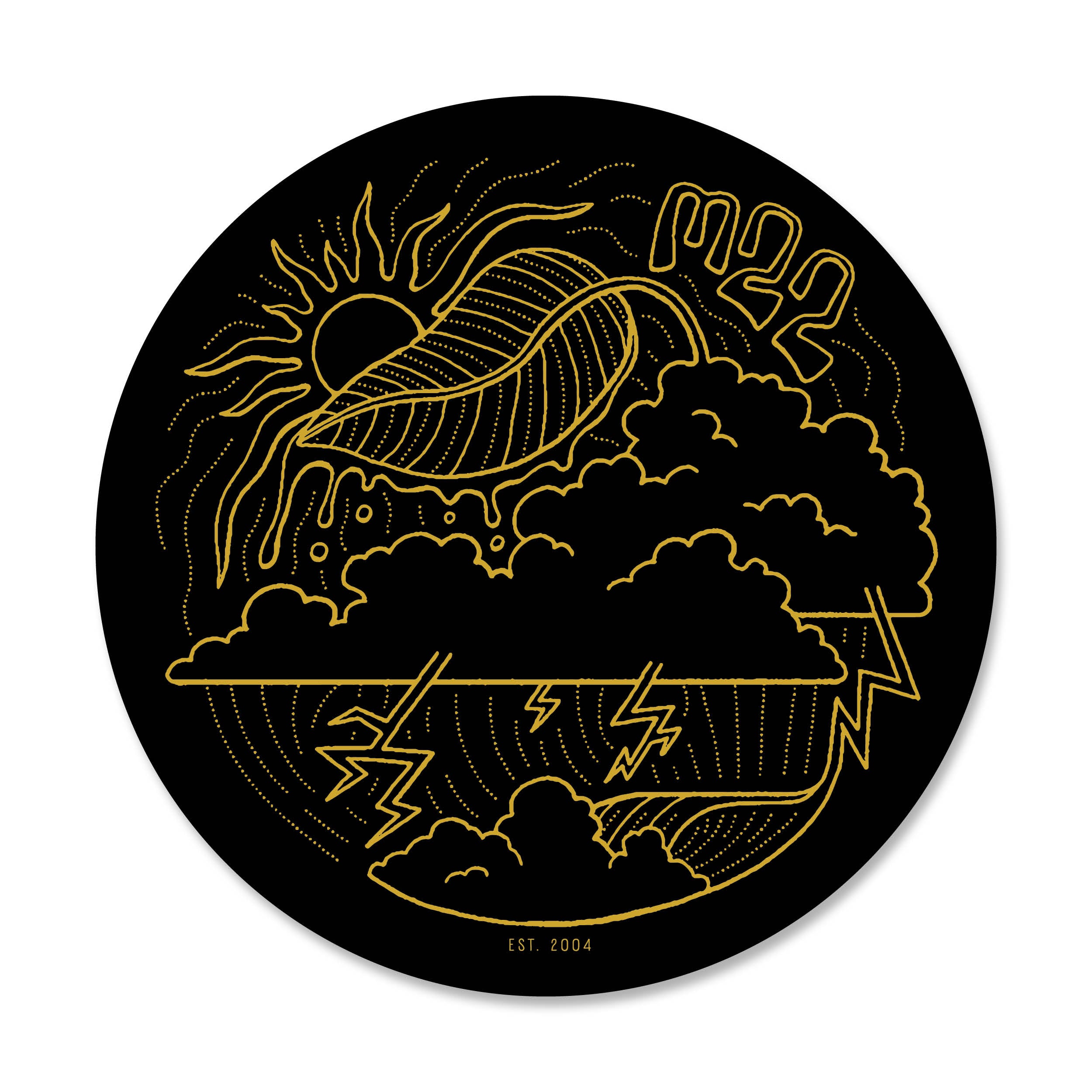 STORMY SKIES STICKER – M22